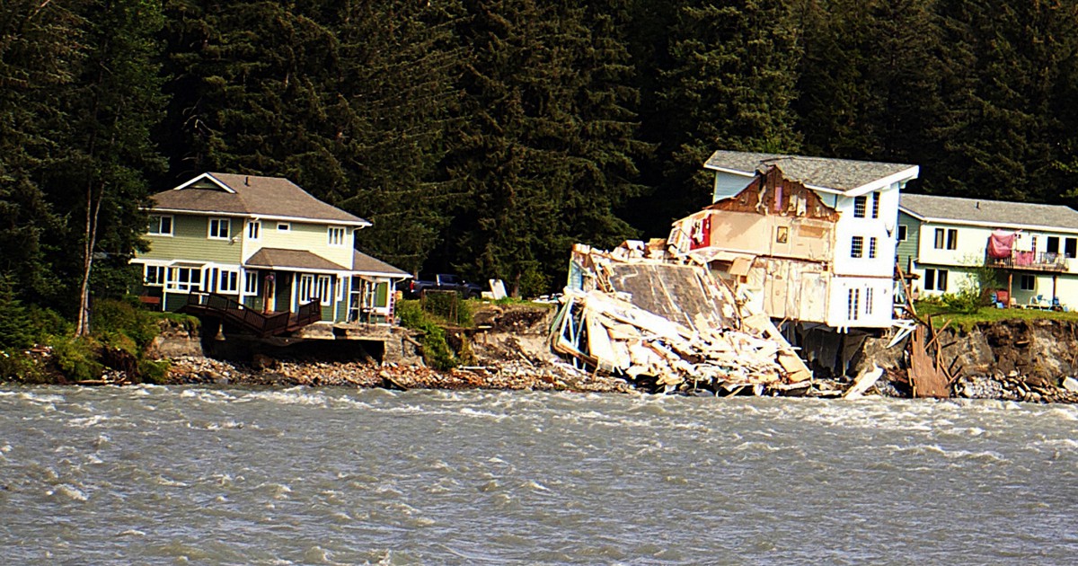 After a glacial dam outburst destroyed homes in Alaska, a look at the ...