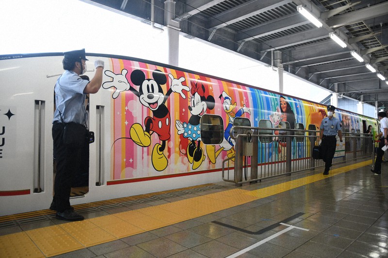 Disney-themed bullet train running in Kyushu for a limited time - The ...
