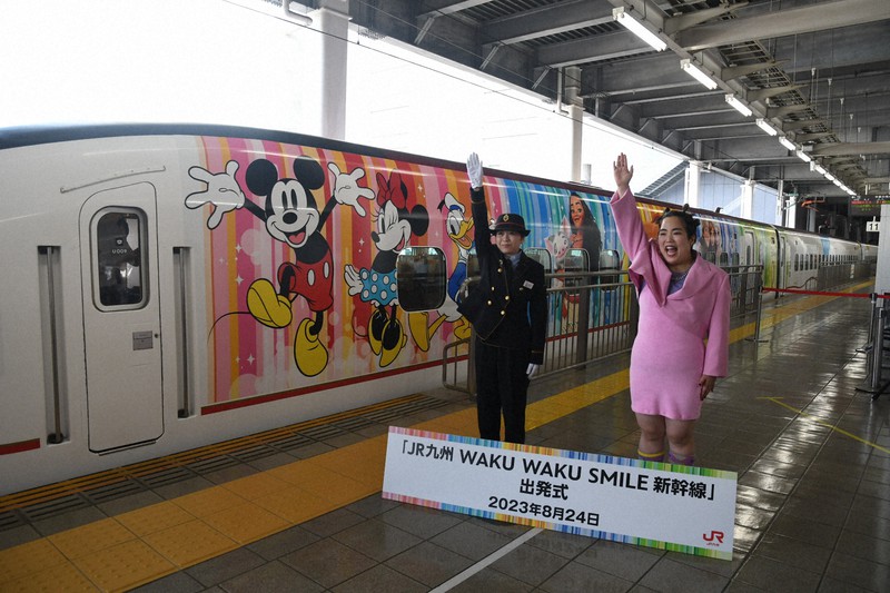Disney-themed bullet train running in Kyushu for a limited time - The ...