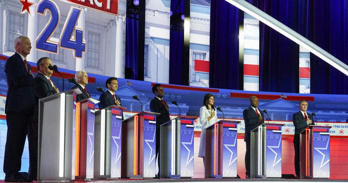 The candidates are going after one another at the leadoff 2024 GOP ...