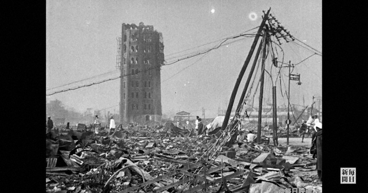 Mainichi releases video conveying devastation of 1923 Great Kanto ...