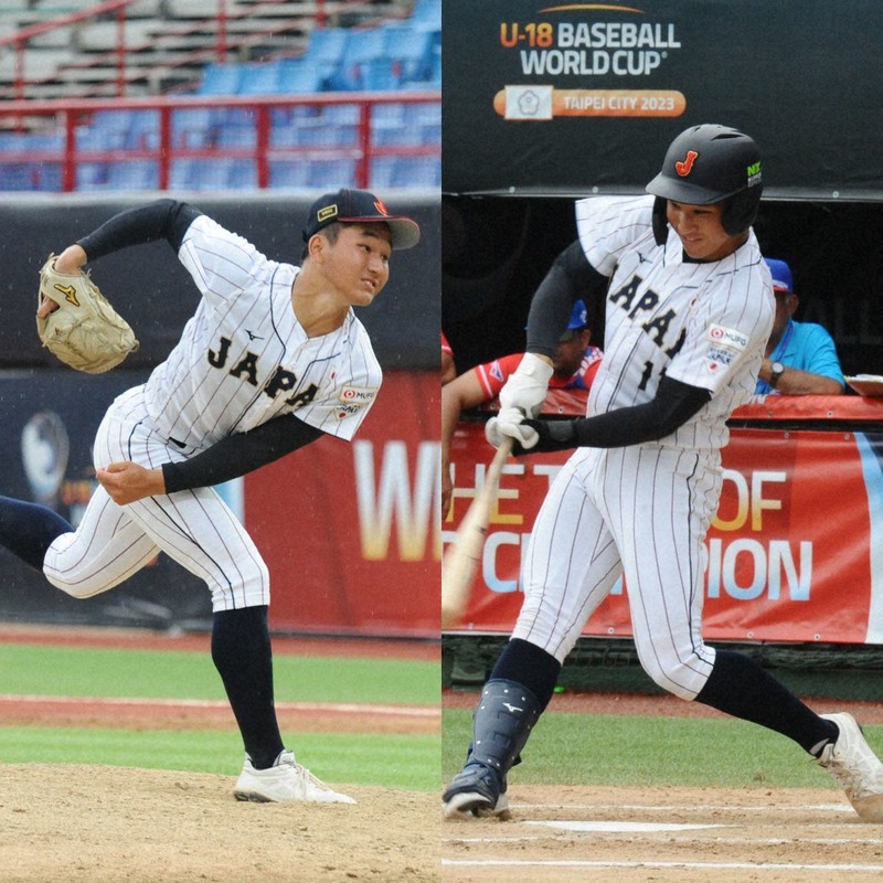 武田陸玖、4番と中継ぎエースの二刀流 投打にフル回転 U18W杯 | 毎日新聞