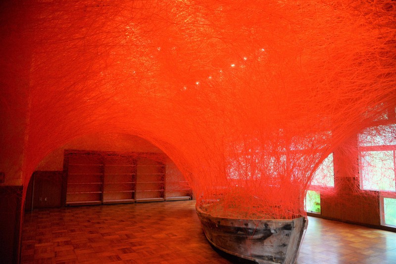 In Photos: Triennale artworks draw attention in central Japan city ...