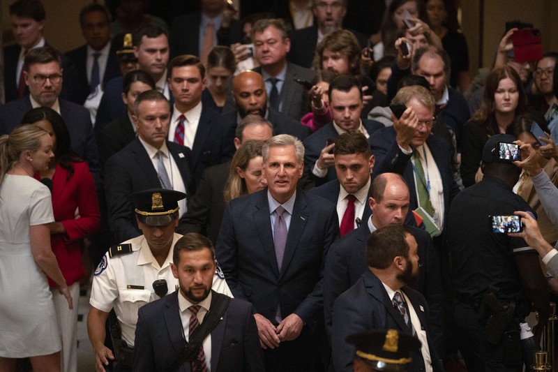 McCarthy becomes the first speaker ever to be ousted from the job in a ...