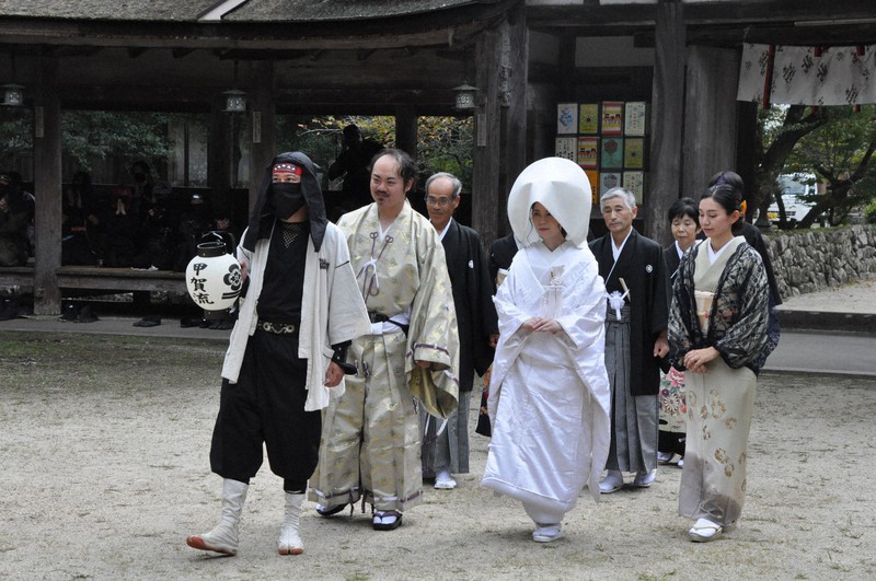 In Photos: 'Ninja wedding' held at western Japan shrine linked to ...