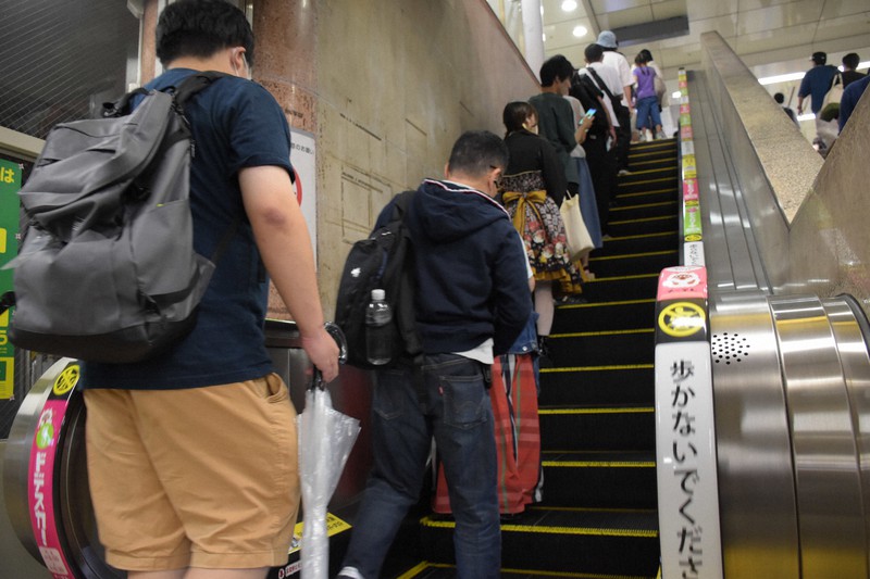 Nagoya bans walking on escalators via ordinance to change public ...