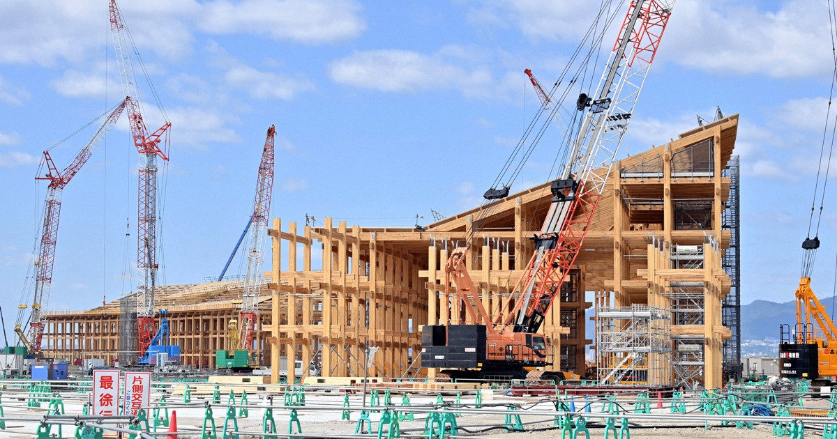 Osaka World Expo sees further surge in construction cost estimates ...