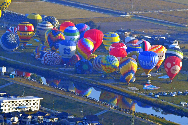 In Photos: Hot air balloons speckle fall skies at int'l competition in ...