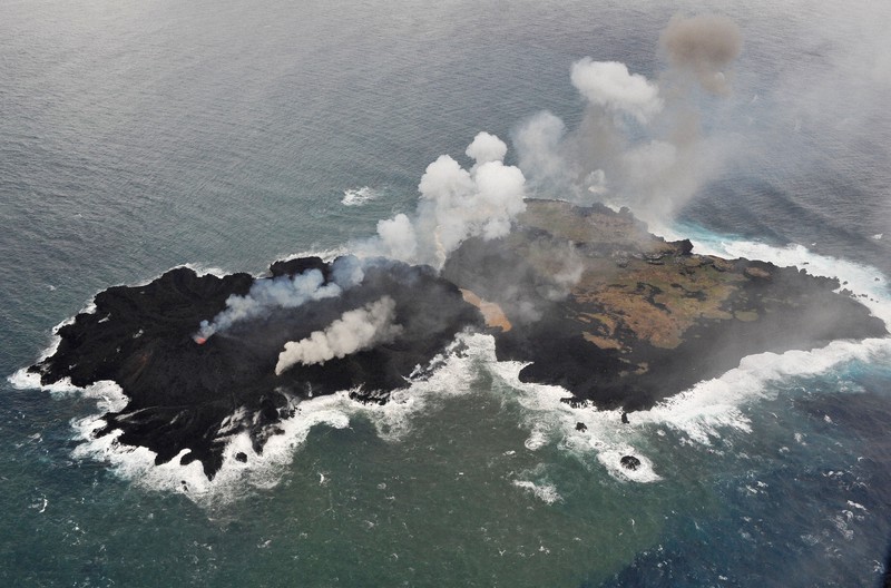 In Photos: Nishinoshima Island 930 km south of mainland Tokyo grows 20 ...