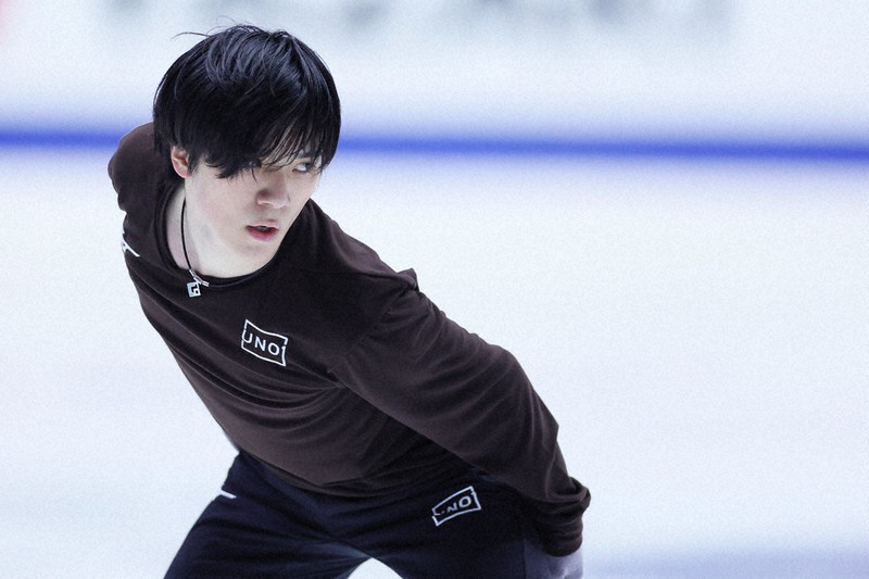 フィギュアスケート：フィギュアスケートGP NHK杯 前日練習 宇野10勝目へ「全力」 | 毎日新聞