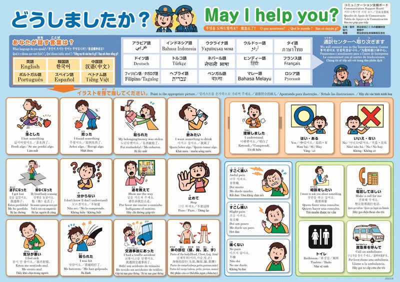 New multilingual help sheets donated to east Japan pref. police - The ...