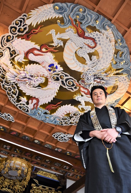 In Photos: Dancing dragons make massive debut on Japan temple ceiling ...
