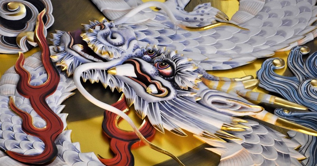 In Photos: Dancing dragons make massive debut on Japan temple ceiling ...