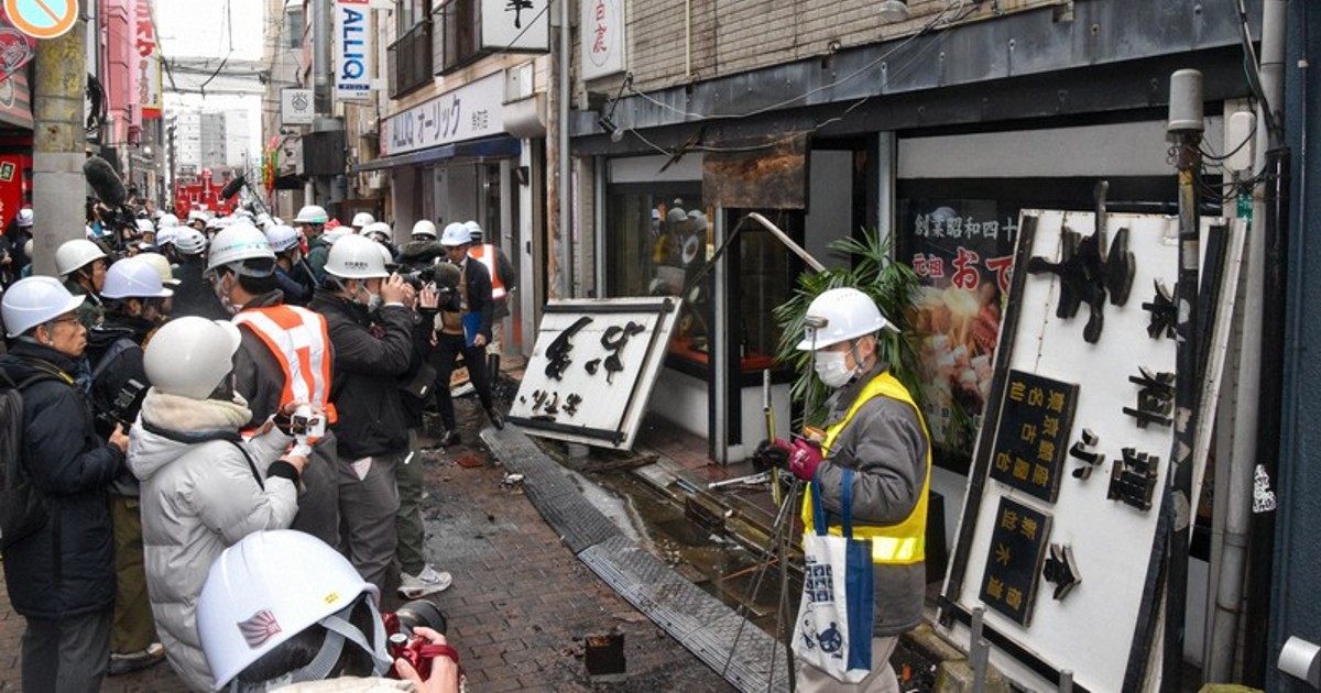 In Photos: Southwest Japan shopping street severely damaged by fire ...