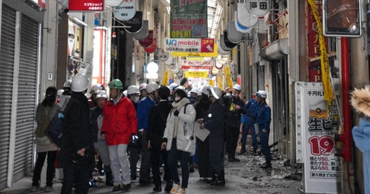 In Photos: Southwest Japan shopping street severely damaged by fire ...