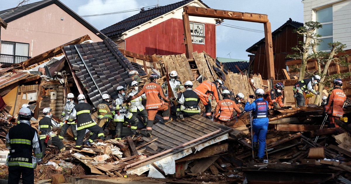 Over 100 people may be trapped under collapsed buildings in quake-hit ...