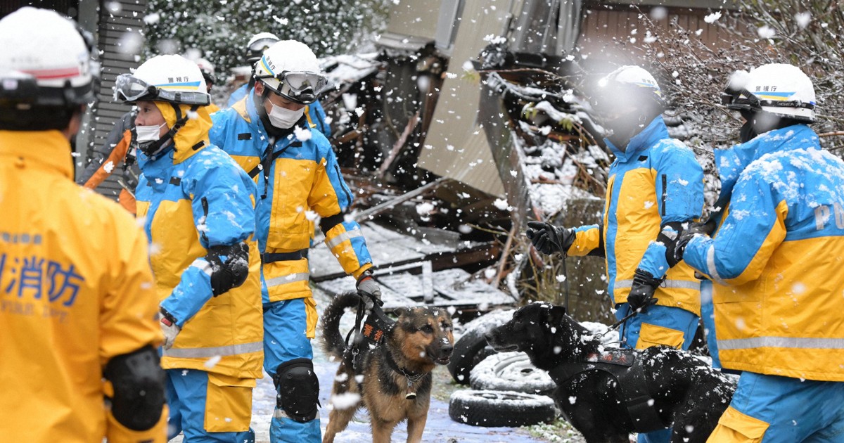 At least 3 faults slipped, ruptured in 45 seconds in Japan's Jan. 1 ...