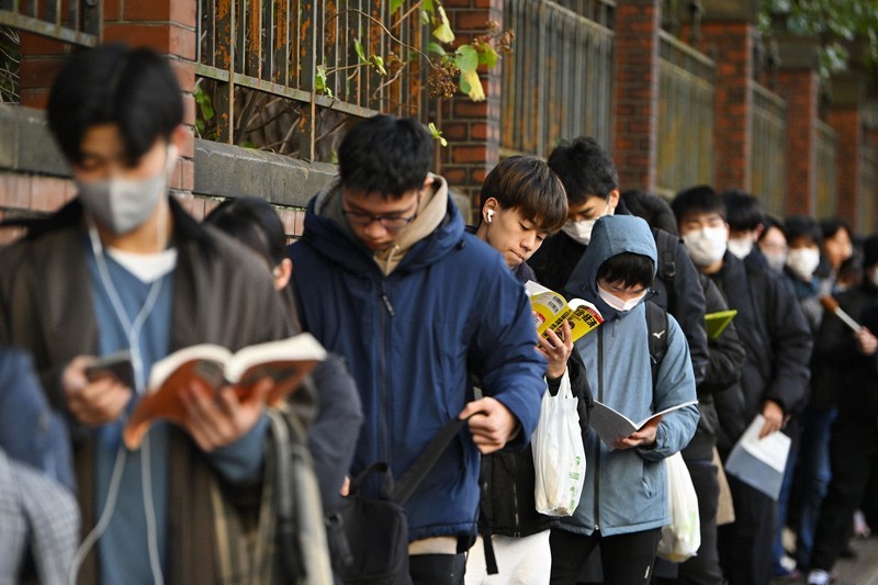 In Photos: Standardized university entrance exams begin across Japan ...