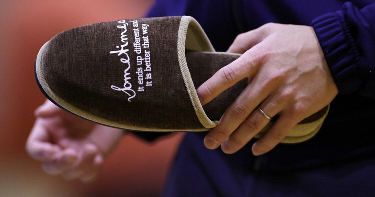 In Photos: Players practice for 'all Japan slipper table tennis ...
