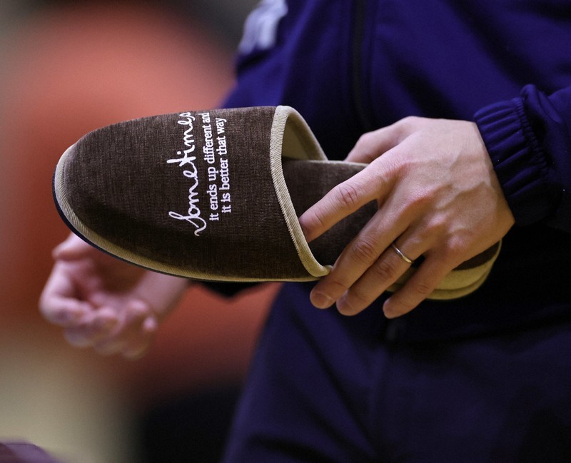 In Photos: Players practice for 'all Japan slipper table tennis ...