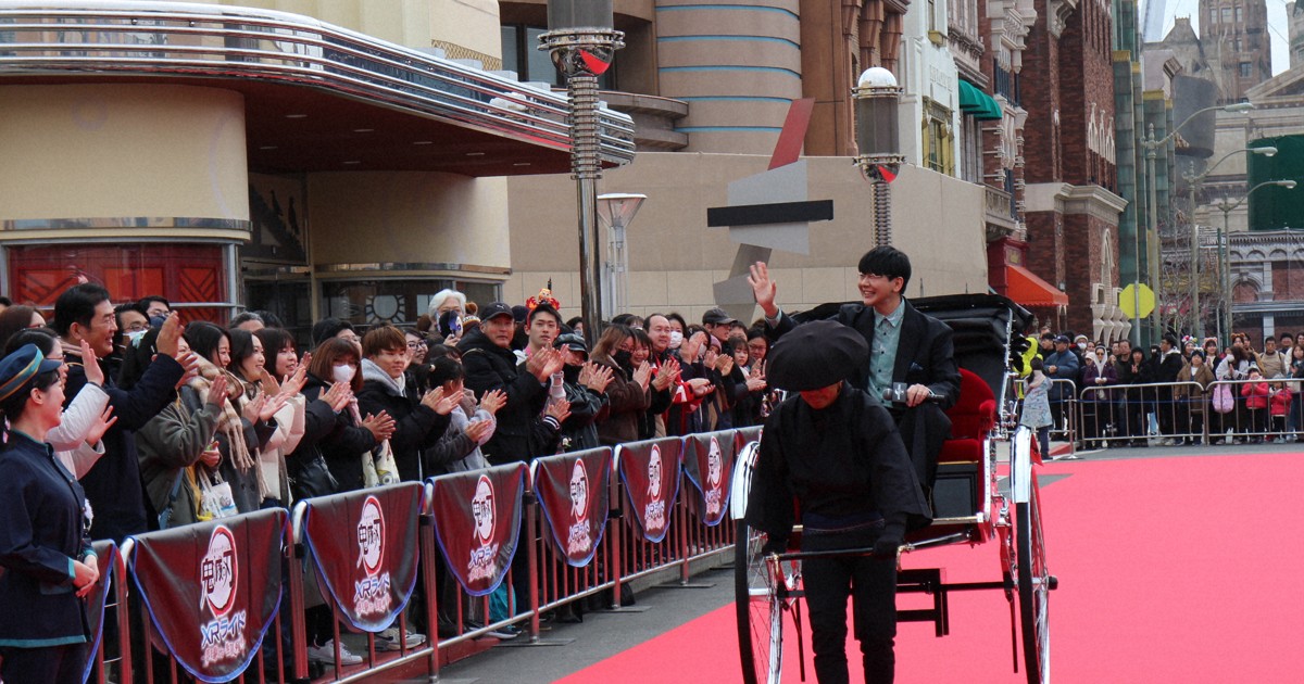 USJに鬼滅の刃アトラクション復活 300人のファン心燃やす | 毎日新聞