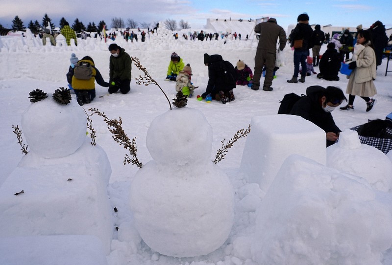 In Photos: Sapporo Snow Festival returns on a full scale - The Mainichi
