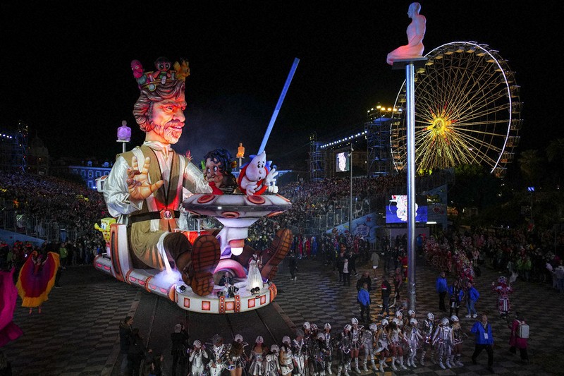Carnival parades on the French Riviera celebrate pop culture and the ...