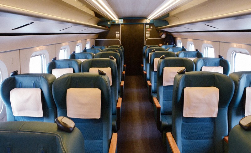 Test ride of new E8 Series Tsubasa bullet train held in Japan ahead of ...