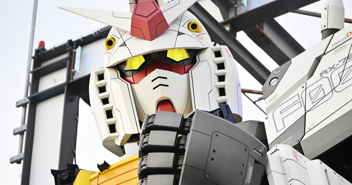 How the 'impossible' task of building Yokohama's giant moving Gundam ...