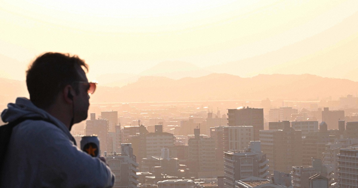 Yellow dust hits west Japan for 1st time this year as caution urged ...