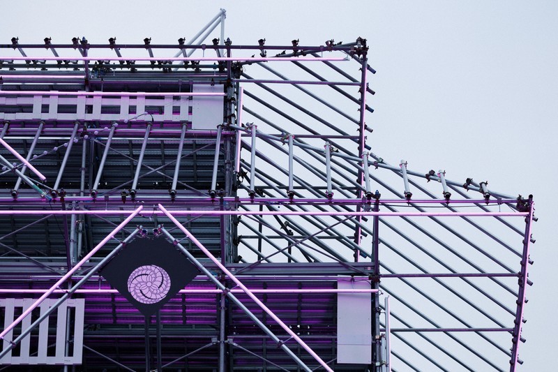 In Photos: 'Phantom castle tower,' cherry blossoms spectacularly lit up ...
