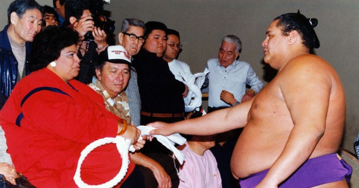 In Photos: The late Akebono, Japan's first foreign-born sumo yokozuna ...
