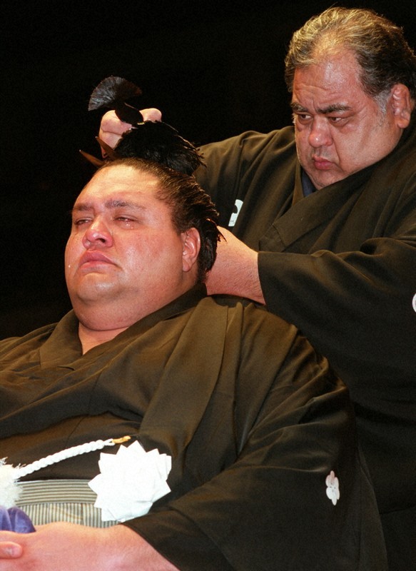 In Photos: The late Akebono, Japan's first foreign-born sumo yokozuna ...