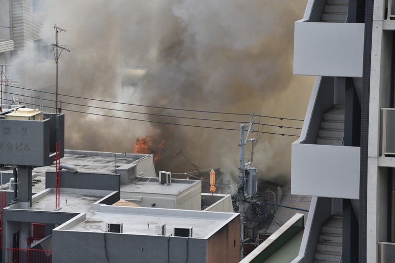 Fire occurs near monorail station in Kitakyushu; no injuries reported ...