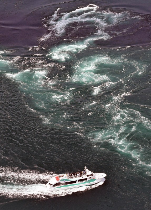 In Photos: Naruto Strait in west Japan treats tourists to giant ...