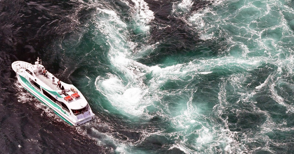 In Photos: Naruto Strait in west Japan treats tourists to giant ...