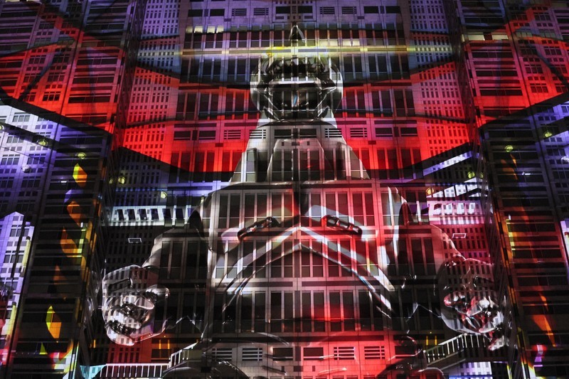 In Photos: Ginormous Godzilla, Mechagodzilla projected on Tokyo gov't ...