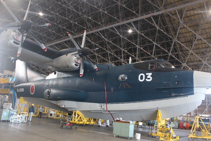 存続危機なぜ？日本が誇る救難飛行艇 荒波着水の水陸両用US2 [写真特集1/23] | 毎日新聞