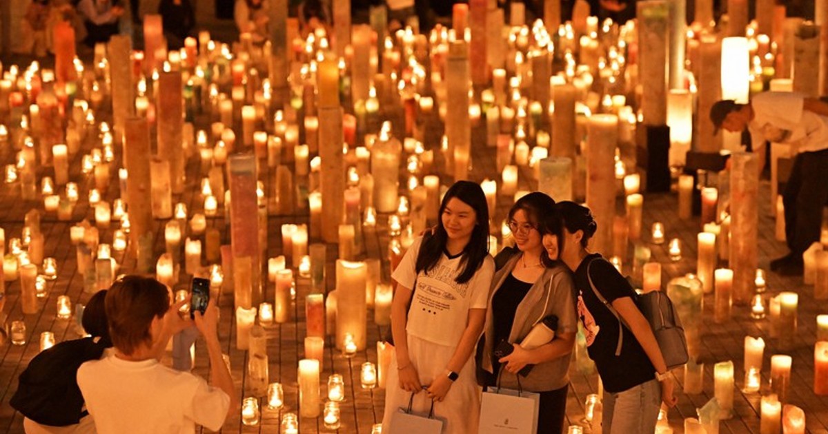 In Photos: Countless candles lit for Osaka event to promote saving ...