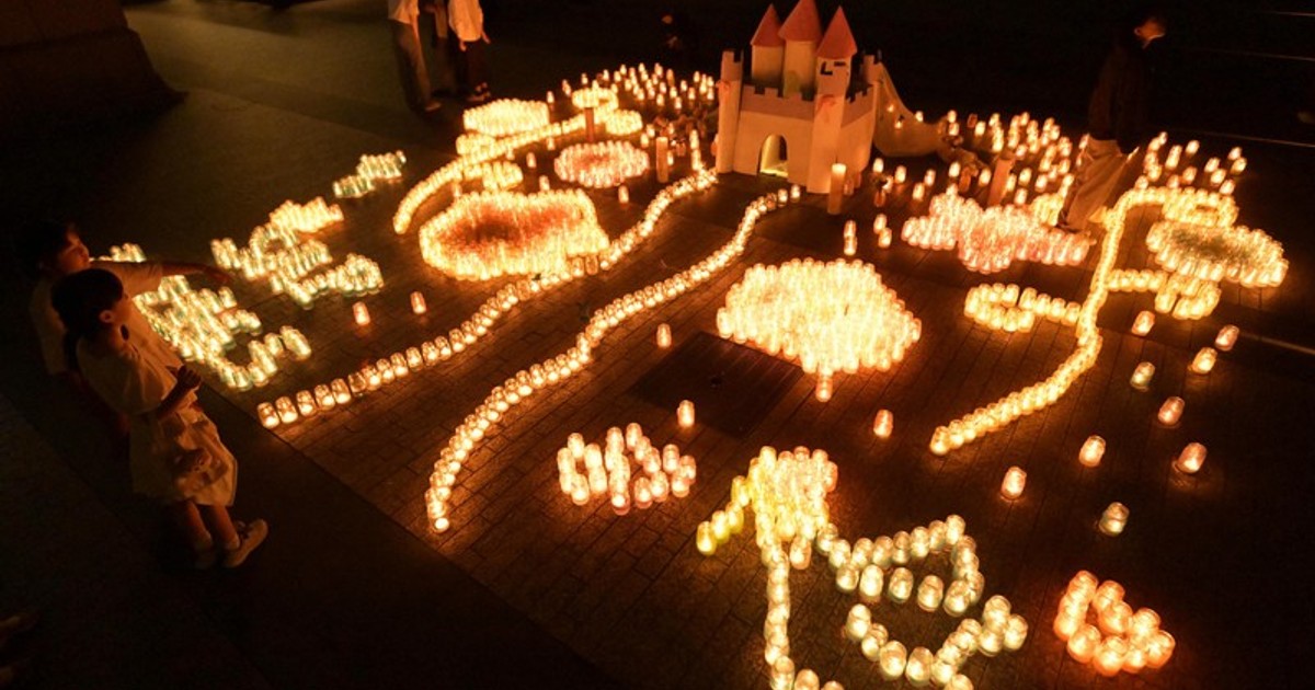 In Photos: Countless candles lit for Osaka event to promote saving ...