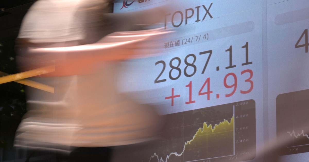 TOPIX、34年半ぶりに史上最高値を更新 バブル期を一時上回る | 毎日新聞