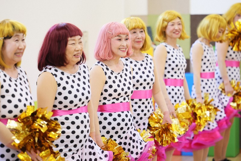 In Photos: 86-year-old member of 50s-and-up cheer dance squad shines in ...