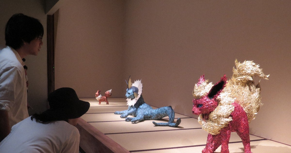 Pokemon-inspired traditional Japanese artworks on display in Shizuoka ...