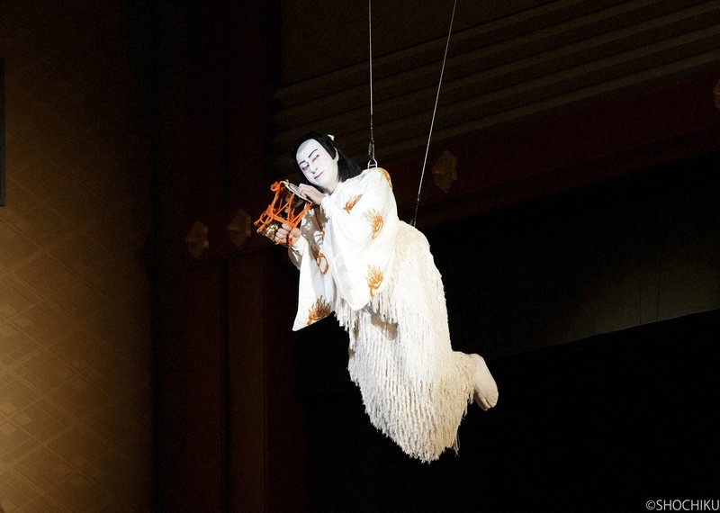 On stage, one of Japan's biggest Kabuki stars changes roles in an instant. Offstage, it took ...