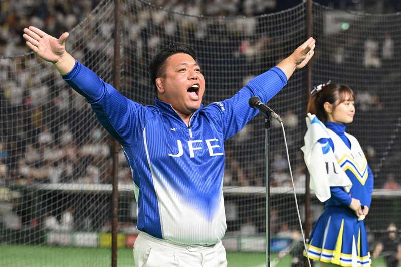 JFE西日本（福山市・倉敷市）の応援団（1回戦） [写真特集1/30] | 毎日新聞