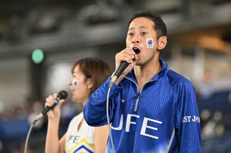 JFE西日本（福山市・倉敷市）の応援団（1回戦） [写真特集1/30] | 毎日新聞