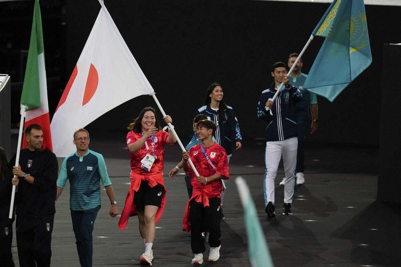 Shigekix 五輪閉会式でともに旗手…北口榛花と待ち時間で盛り上がった“職業病”の話(スポニチ) 毎日新聞