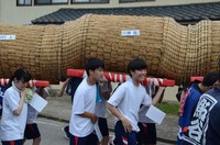 In Photos: Massive straw snake carried by hundreds in Japan village ...