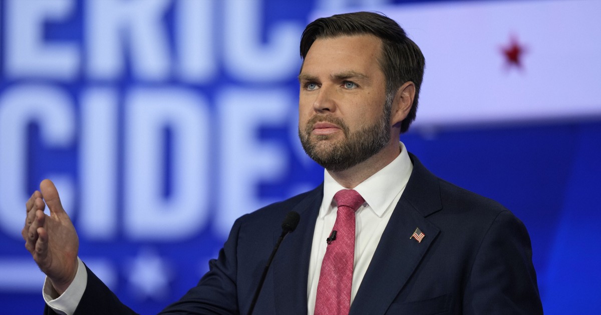 バンス氏、制止振り切り発言続ける場面も 米副大統領候補が白熱討論 毎日新聞