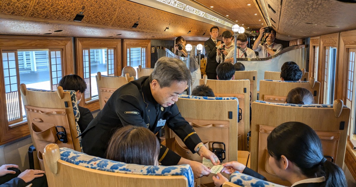 Japan rail company holds 1st-ever new hire entrance ceremony on ...